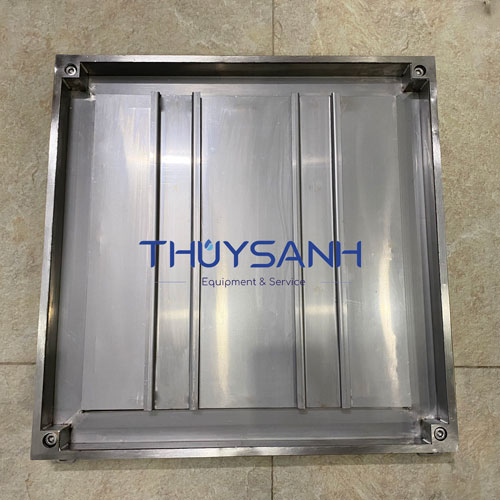Nắp đậy bể nước ngầm. KT 45x45. Inox 304 dày 4 ly. MC02-45. Chống nước, ngăn mùi